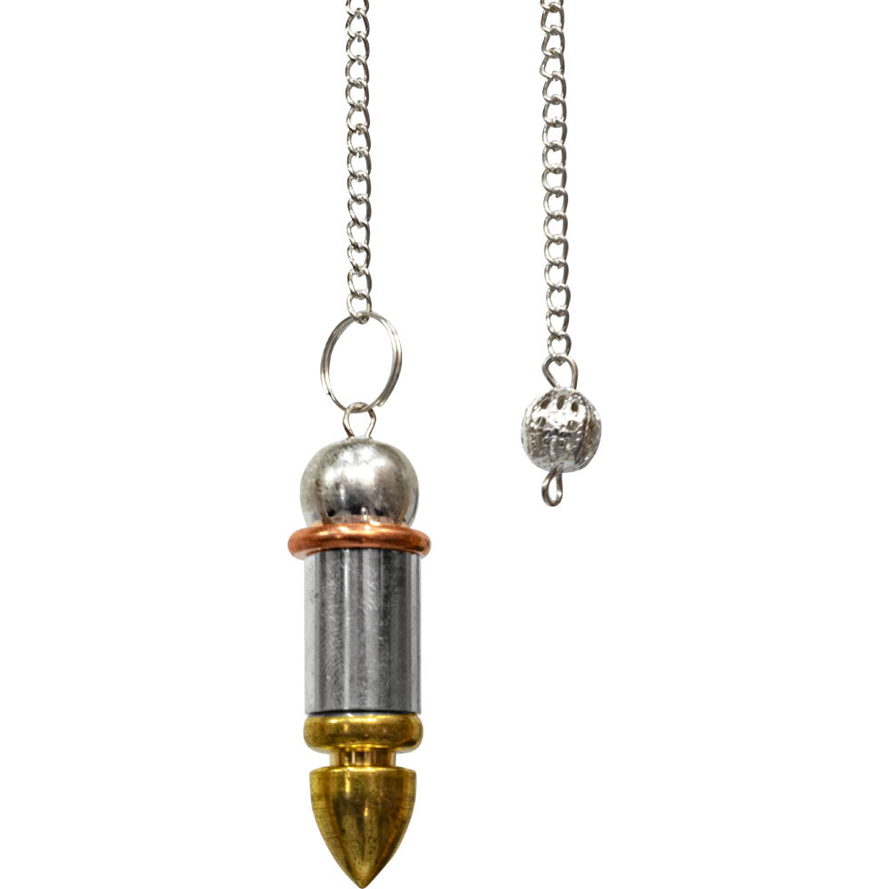 Chambered Pendulum-Silver/Brass/Copper – The Mind's Eye II